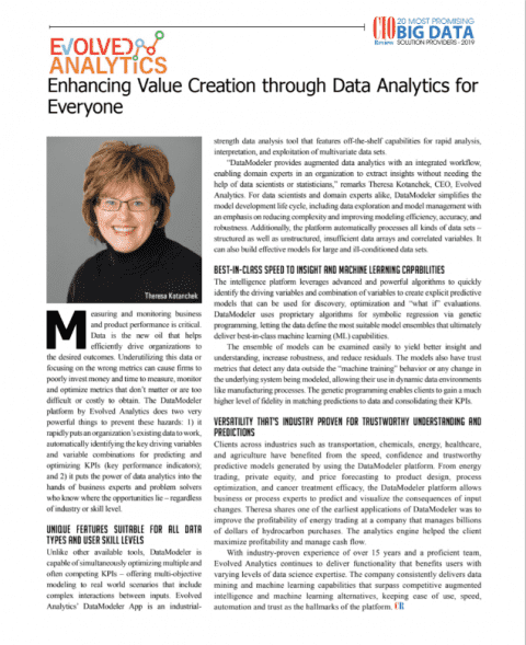 Consulting & Projects - Evolved Analytics